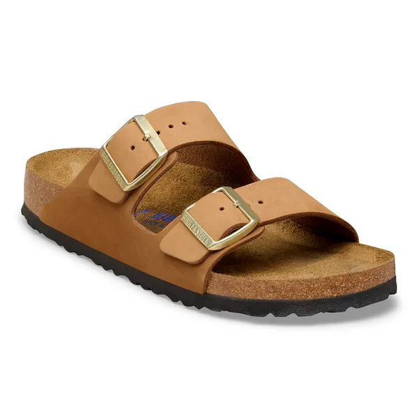 Birkenstock - Sko - Arizona Soft Footbed Nubuck Leather Narrow - Mink ...