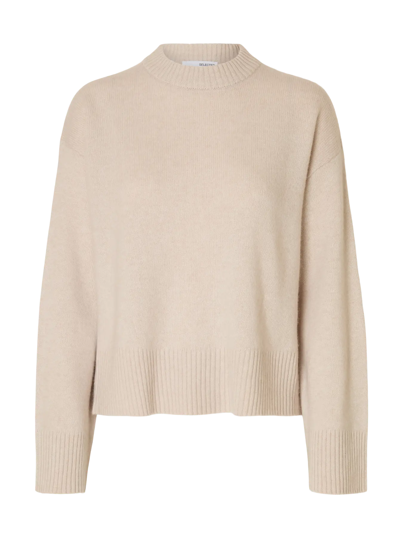 Selected Femme - Gensere - Cille Cashmere Blend Ls Knit O-Neck ...