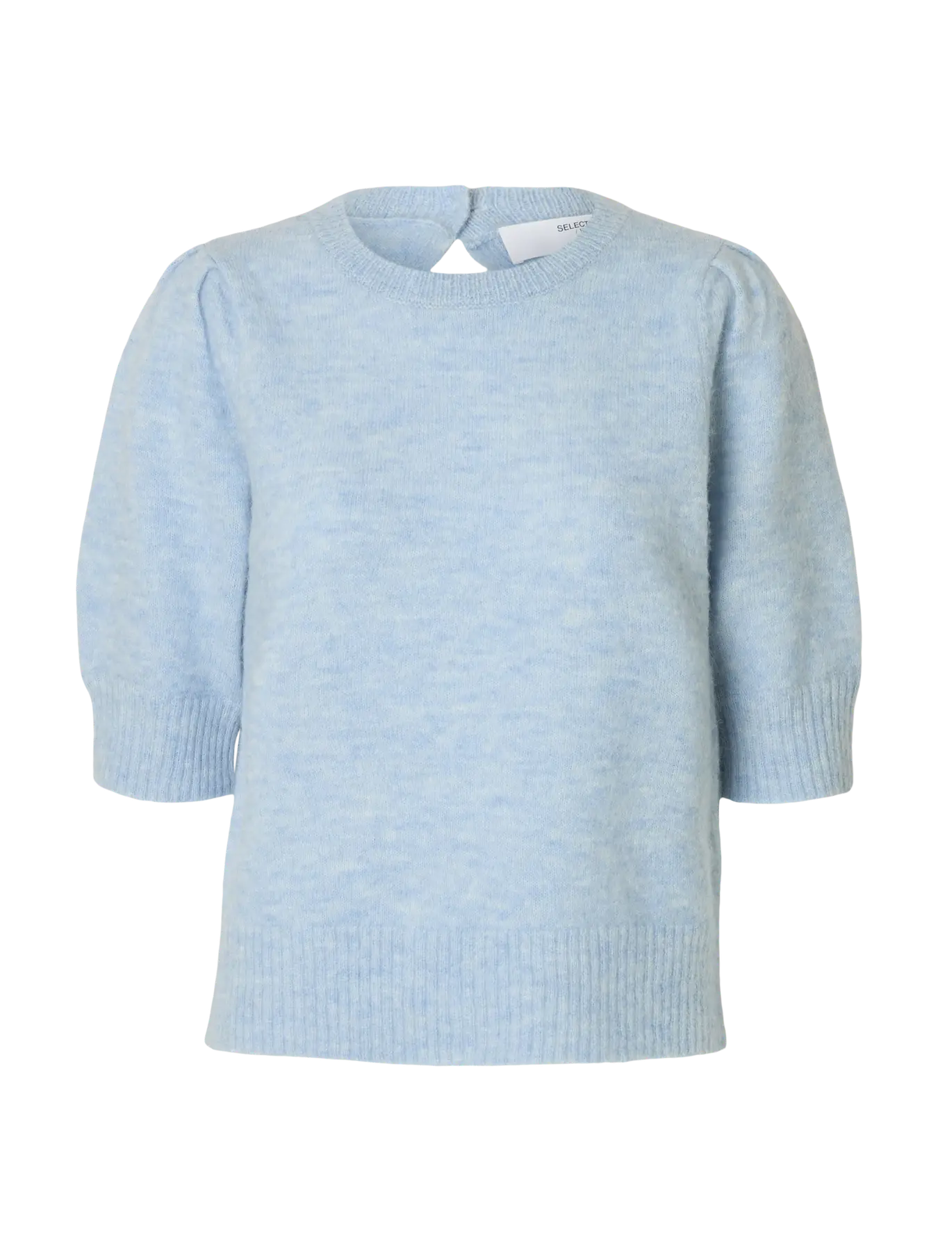 Selected Femme - Gensere - Lulu Ss Open Back Knit O-Neck - Cashmere ...