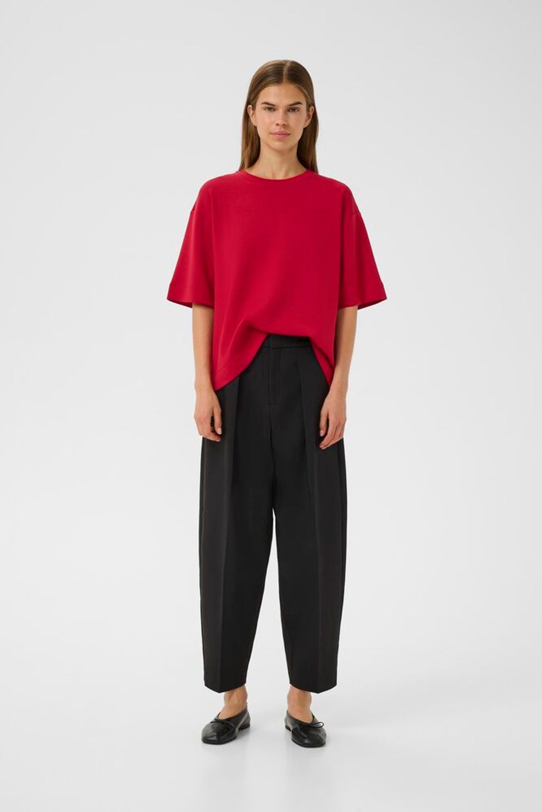 InWear - Gensere - PannieIW Oversize Tshirt - True Red - Villoid