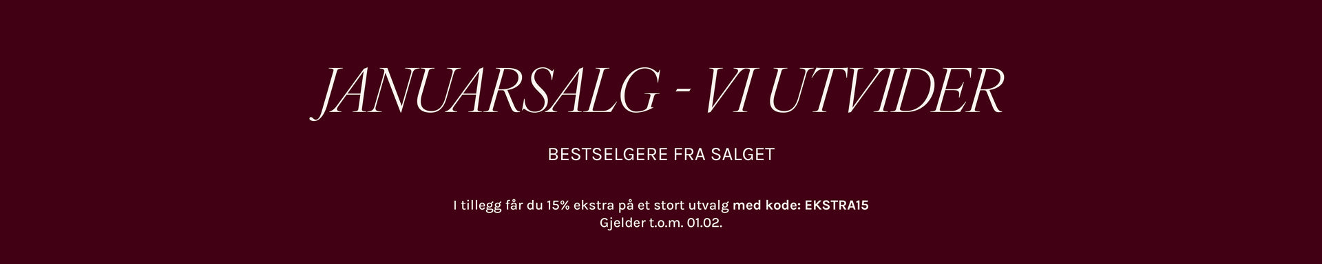 Januarsalg - Bestselgere | Shop hos Villoid