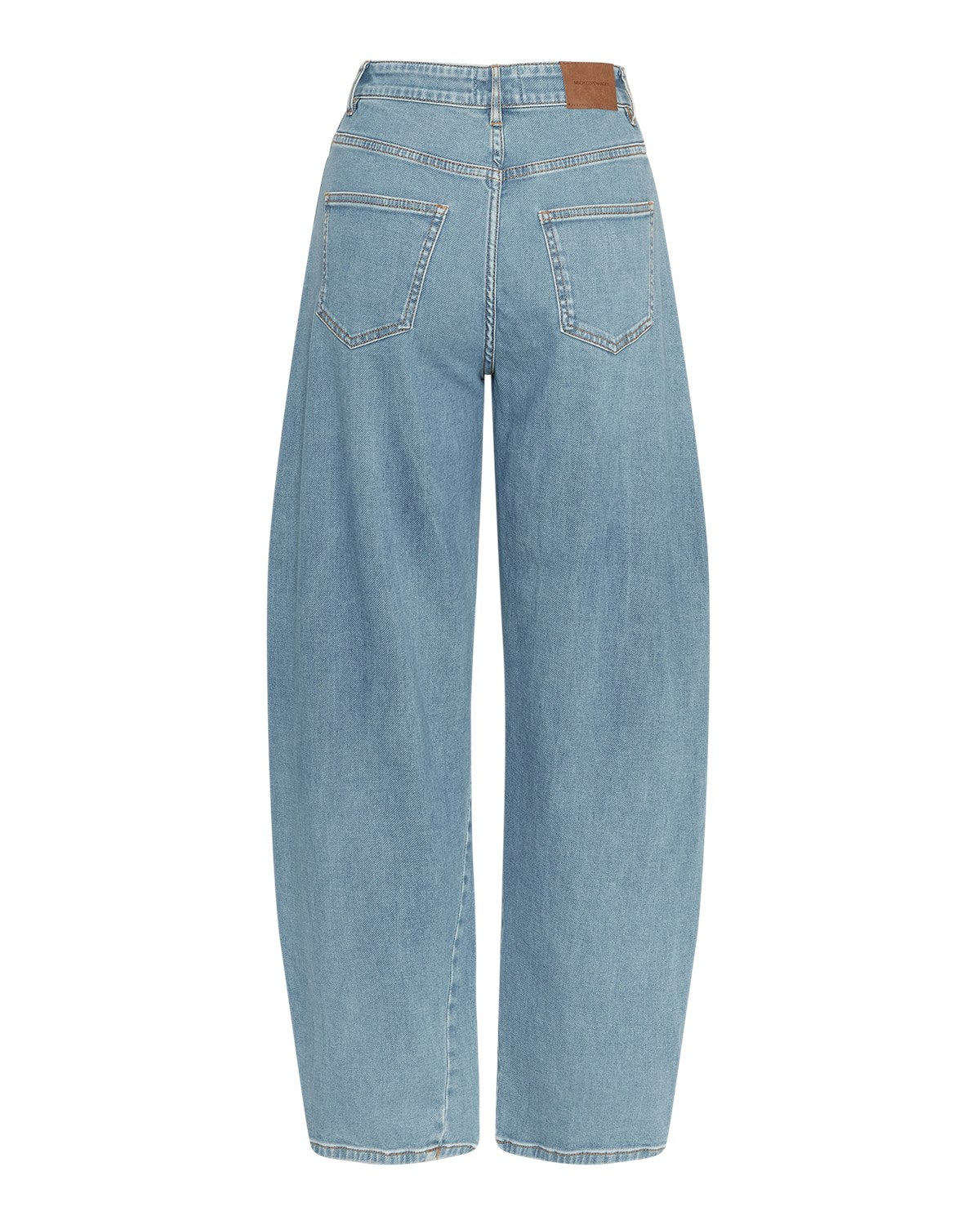 Moss Copenhagen - Jeans - Kobane Tua Barrel Jeans - Light Blue Wash ...