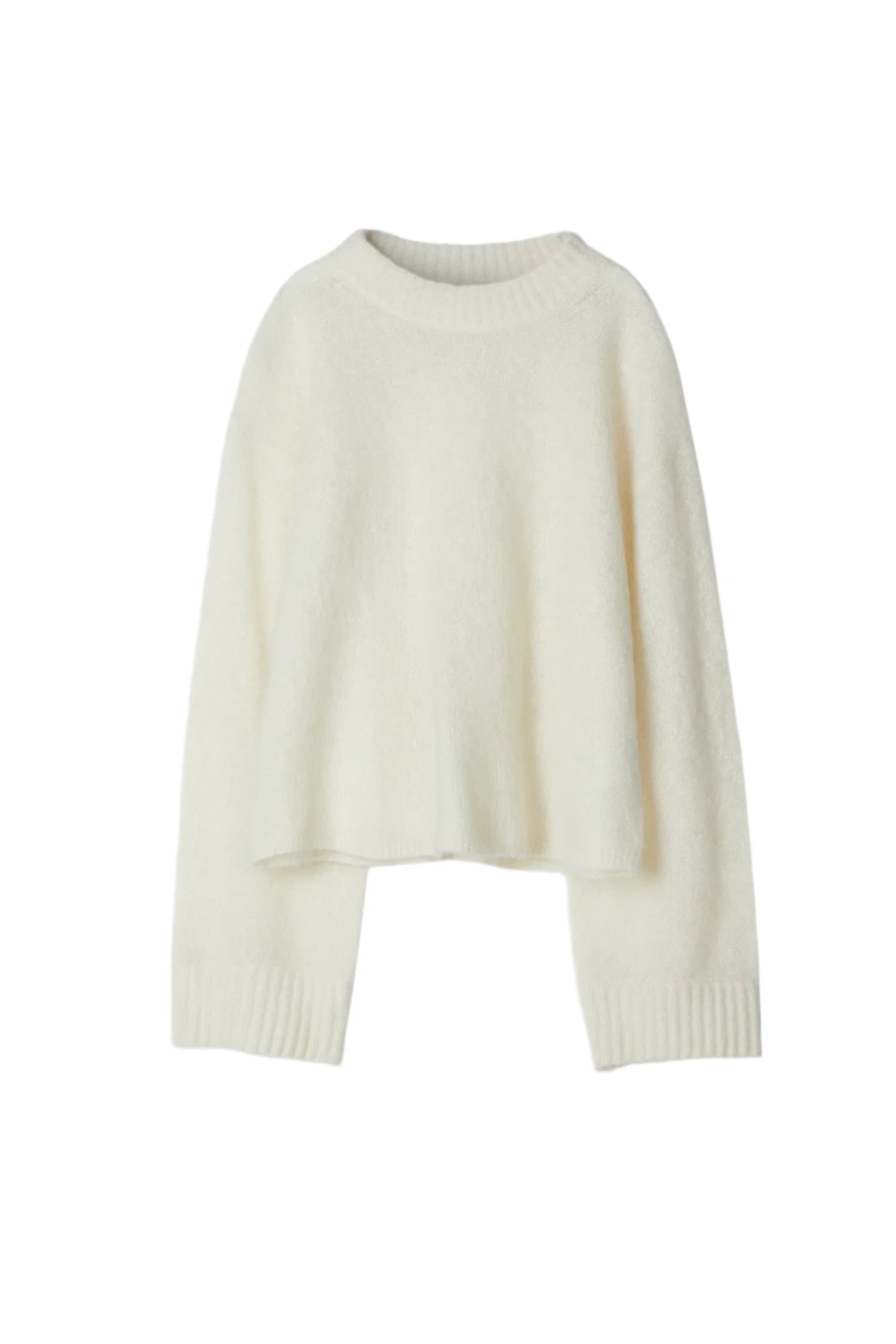 Stylein - Gensere - Niclas Short Sweater - White - Villoid