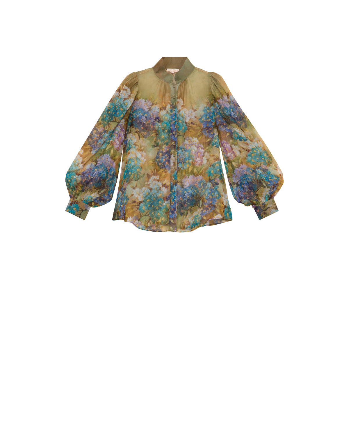 byTiMo - Bluser & skjorter - Organza Blouse - Forest Flower - Villoid