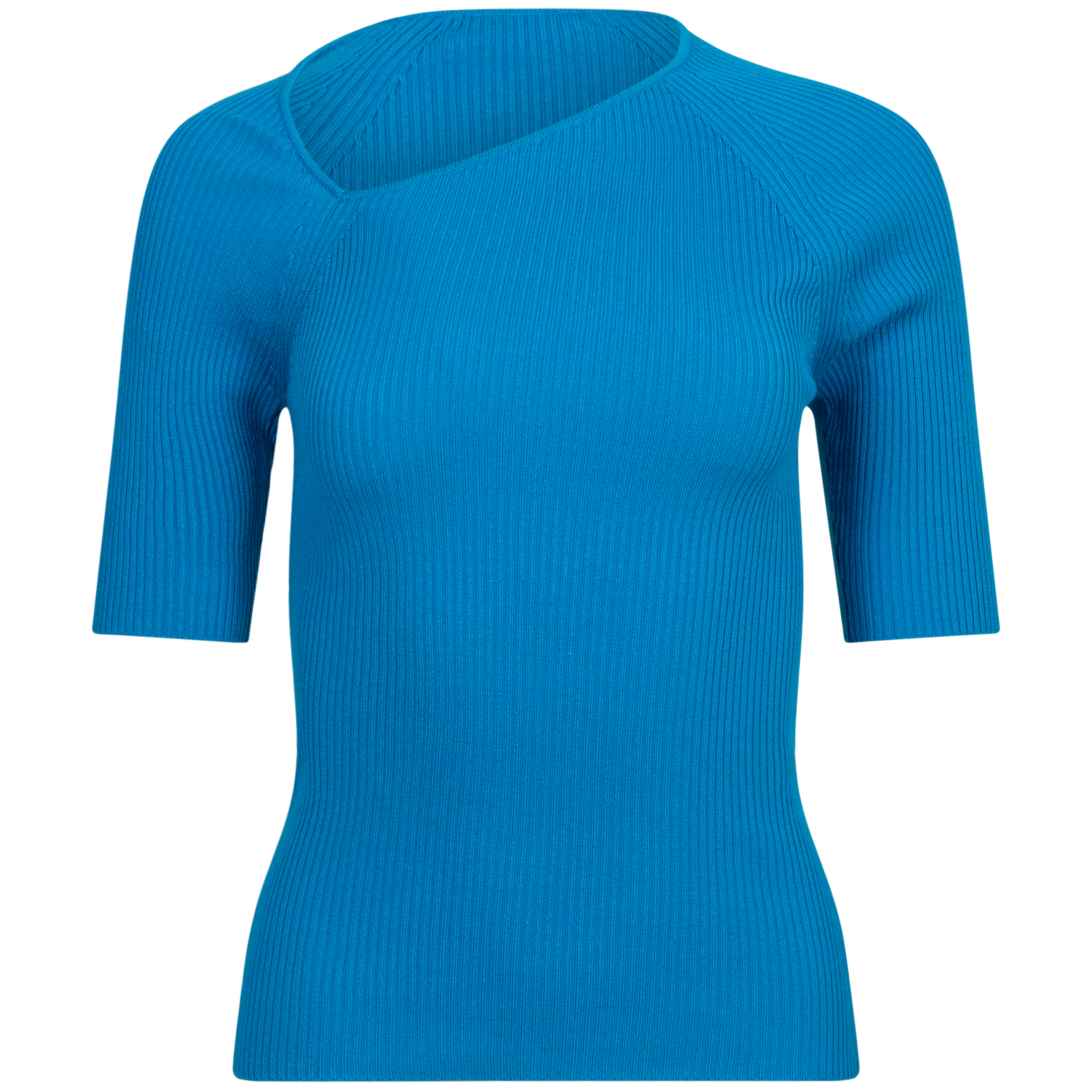 NORR - T-skjorter & topper - Sherry Knit Tee - Ibiza Blue - Villoid