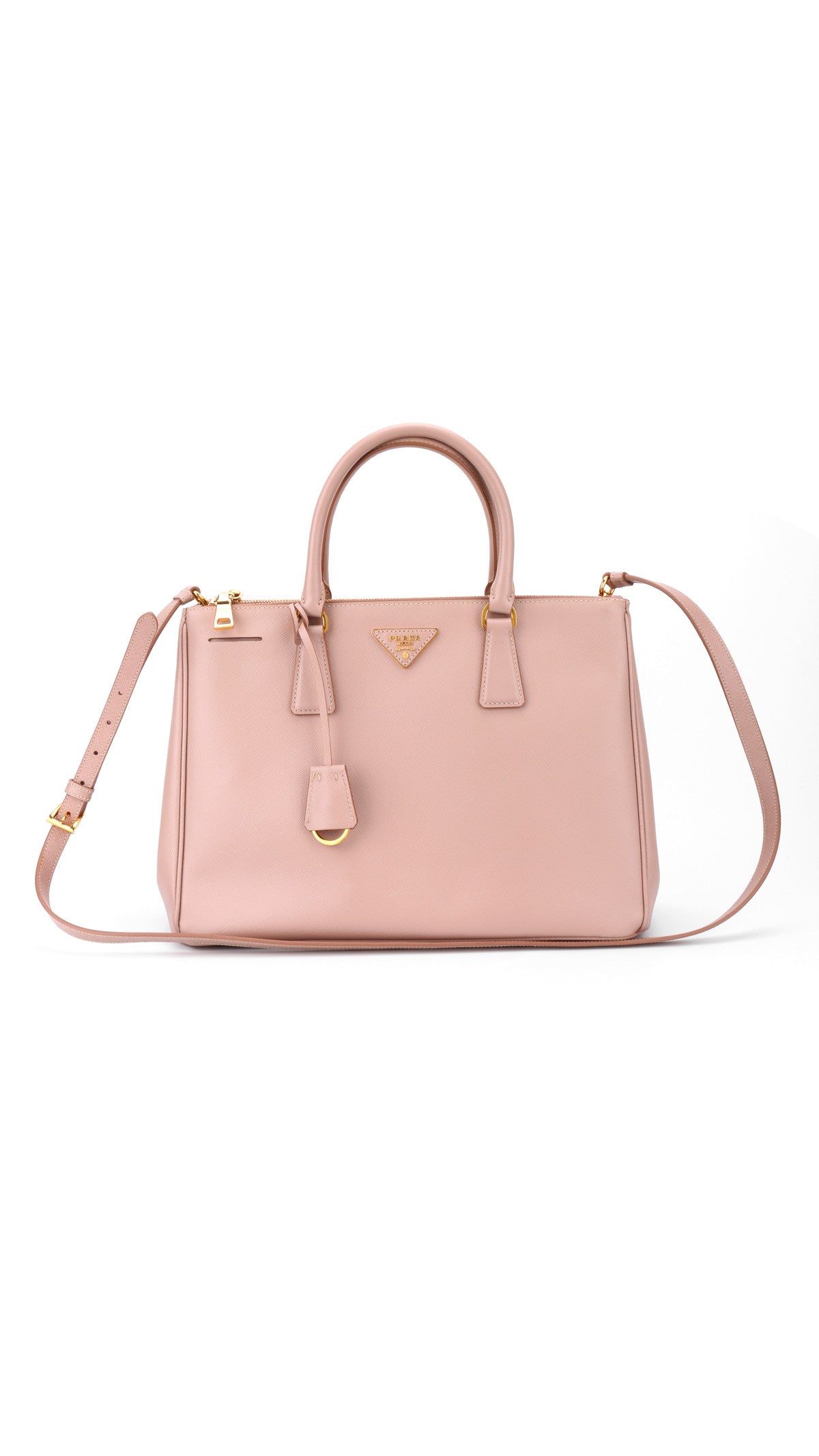Prada Vintage - Vesker - Prada Galleria Saffiano Shoulder Bag - Light ...