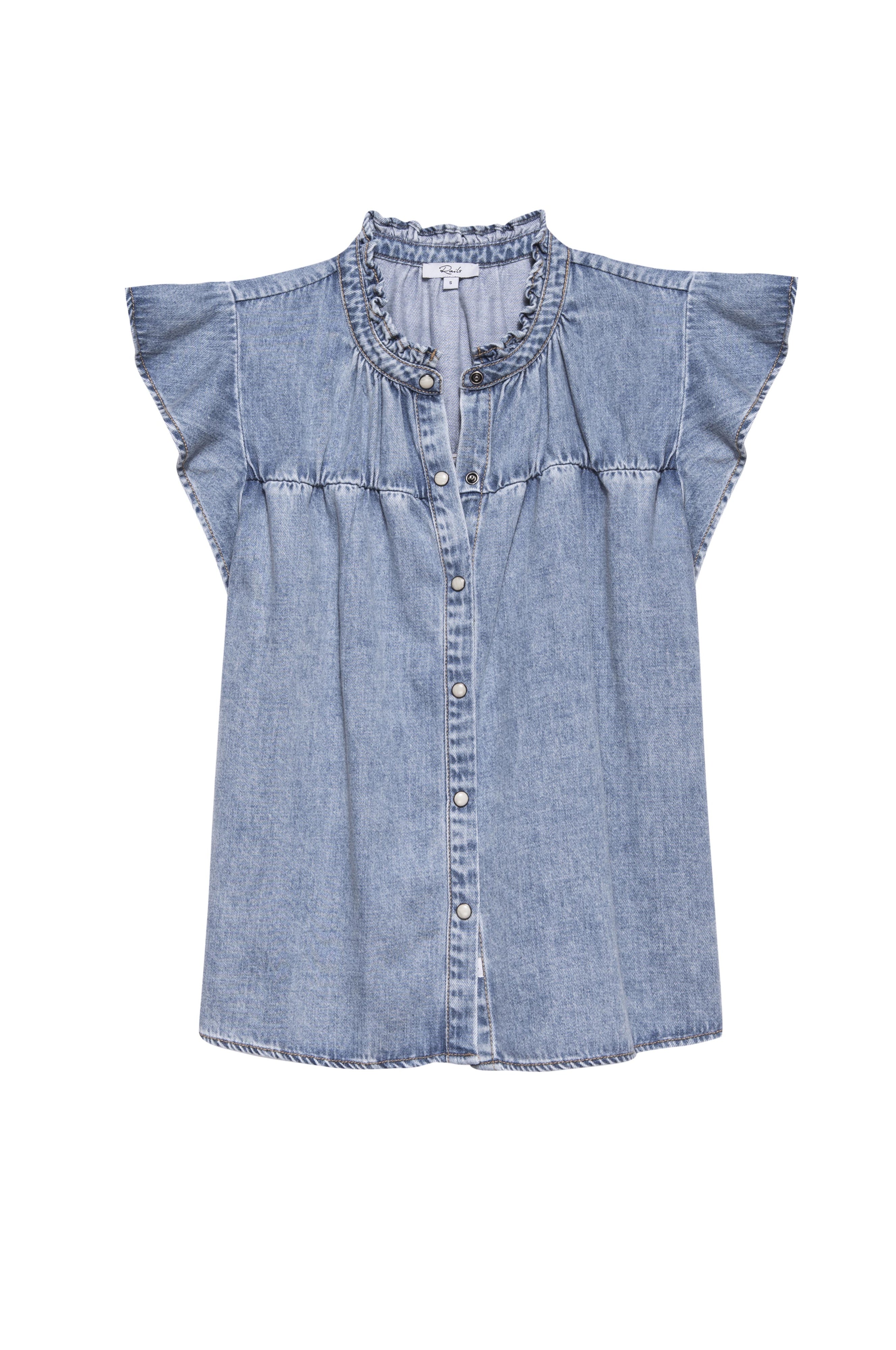 Rails - T-skjorter & topper - Ruthie - Faded Indigo - Villoid