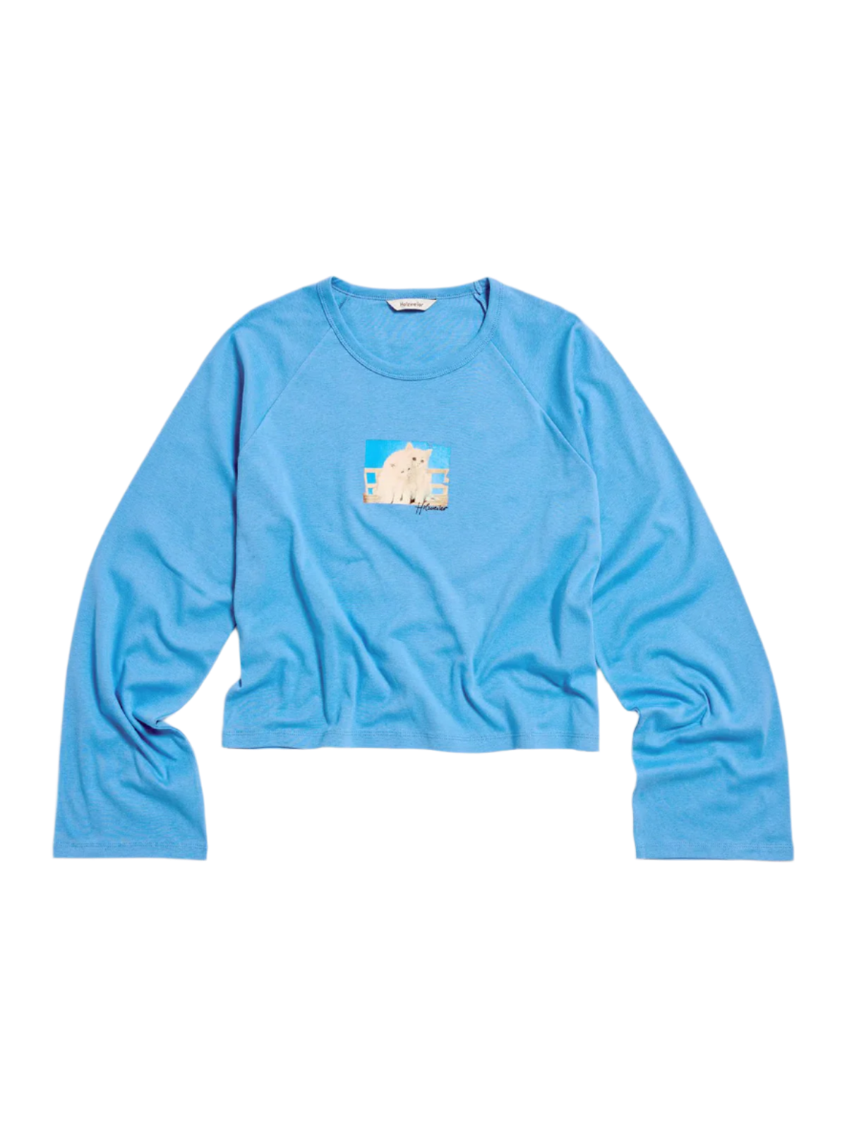 Holzweiler - T-skjorter & topper - Kitty Long Sleeve - Blue - Villoid
