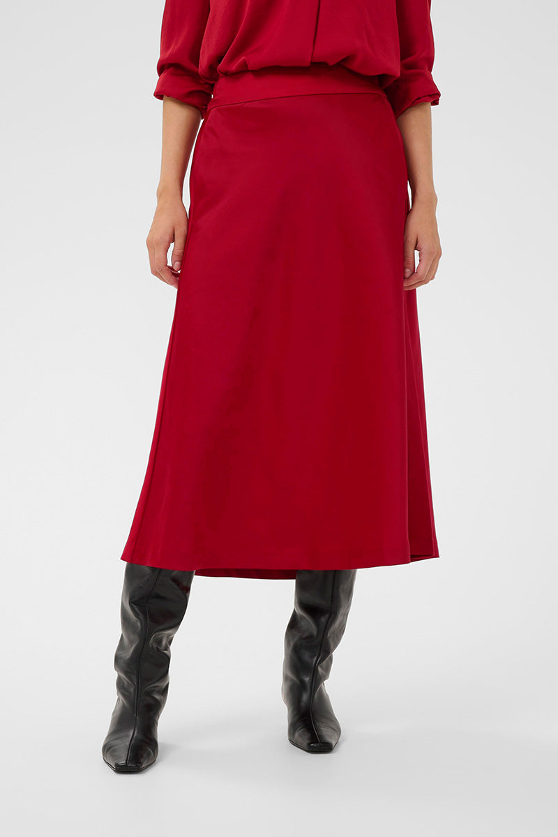 InWear - Skjørt - ZilkyIW Skirt - True Red - Villoid