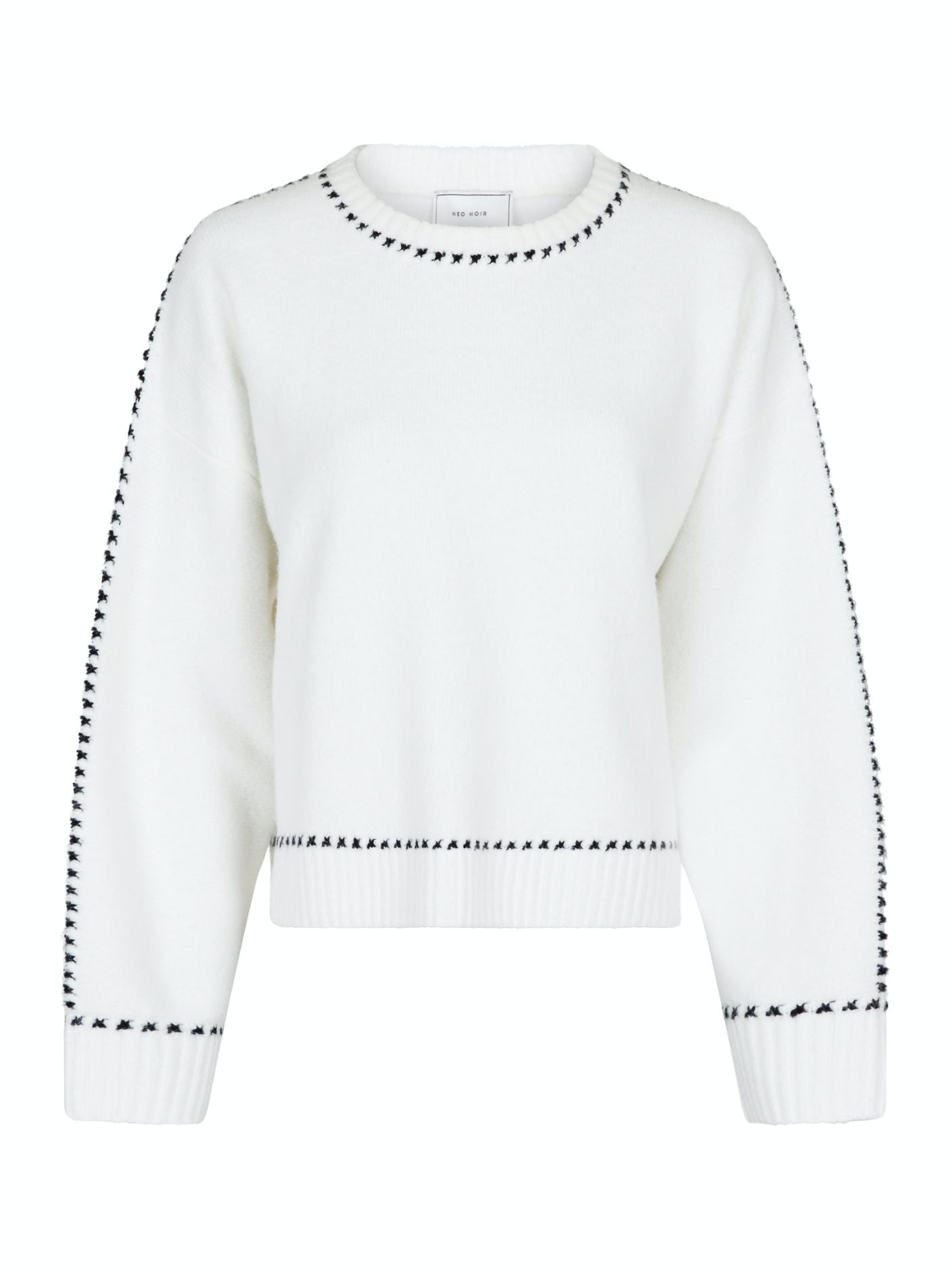 Neo Noir - Gensere - Detri Knit Blouse - Off White - Villoid