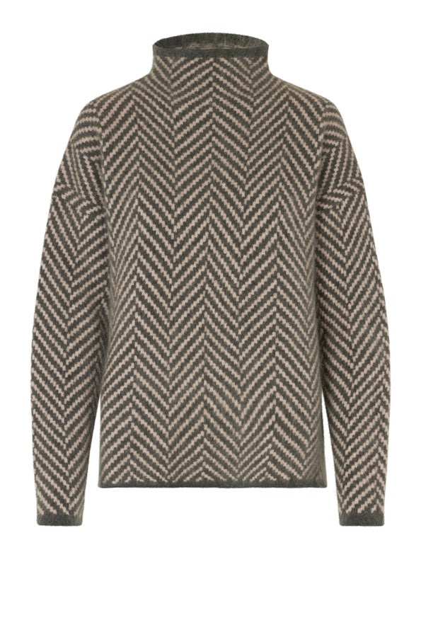 Second Female - Gensere - Herrin Knit New T-Neck - Kambaba - Villoid