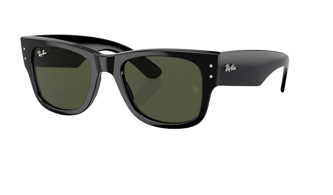 Ray-Ban - Tilbehør - Mega Wayfarer - Black - Green Classic - Villoid
