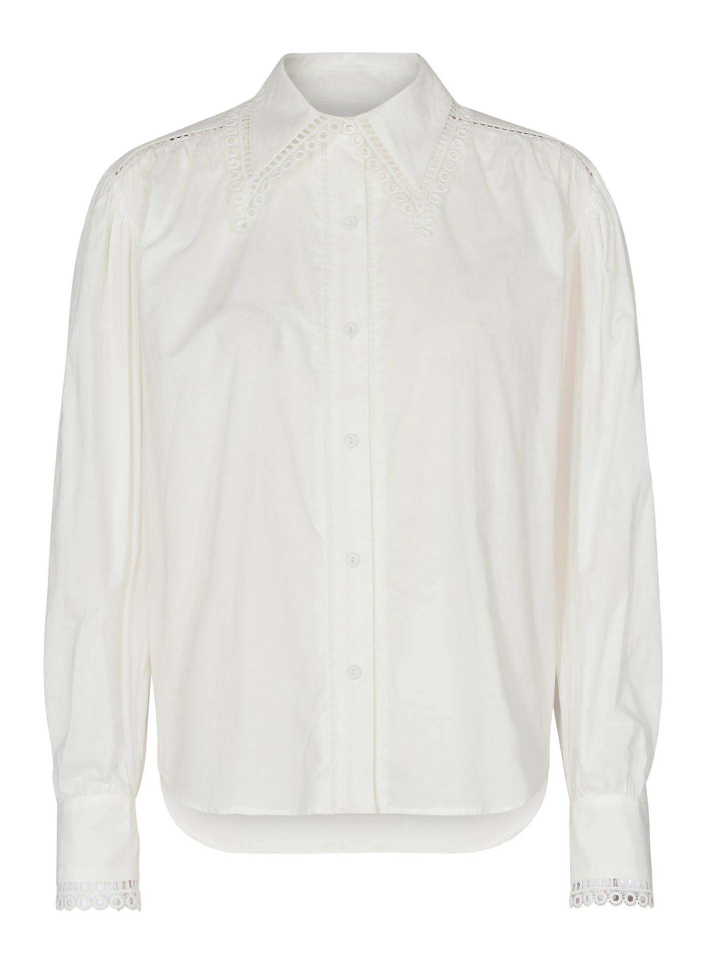 Sandra Volume Shirt - Cream – VILLOID