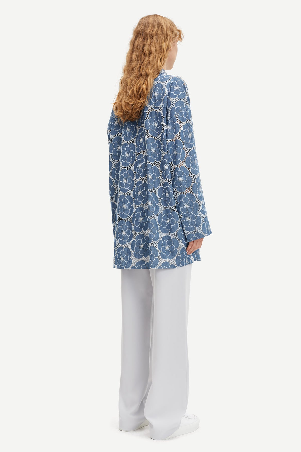 Samsøe Samsøe - Bluser & skjorter - Jimea Shirt 14215 - Blue Flower ...