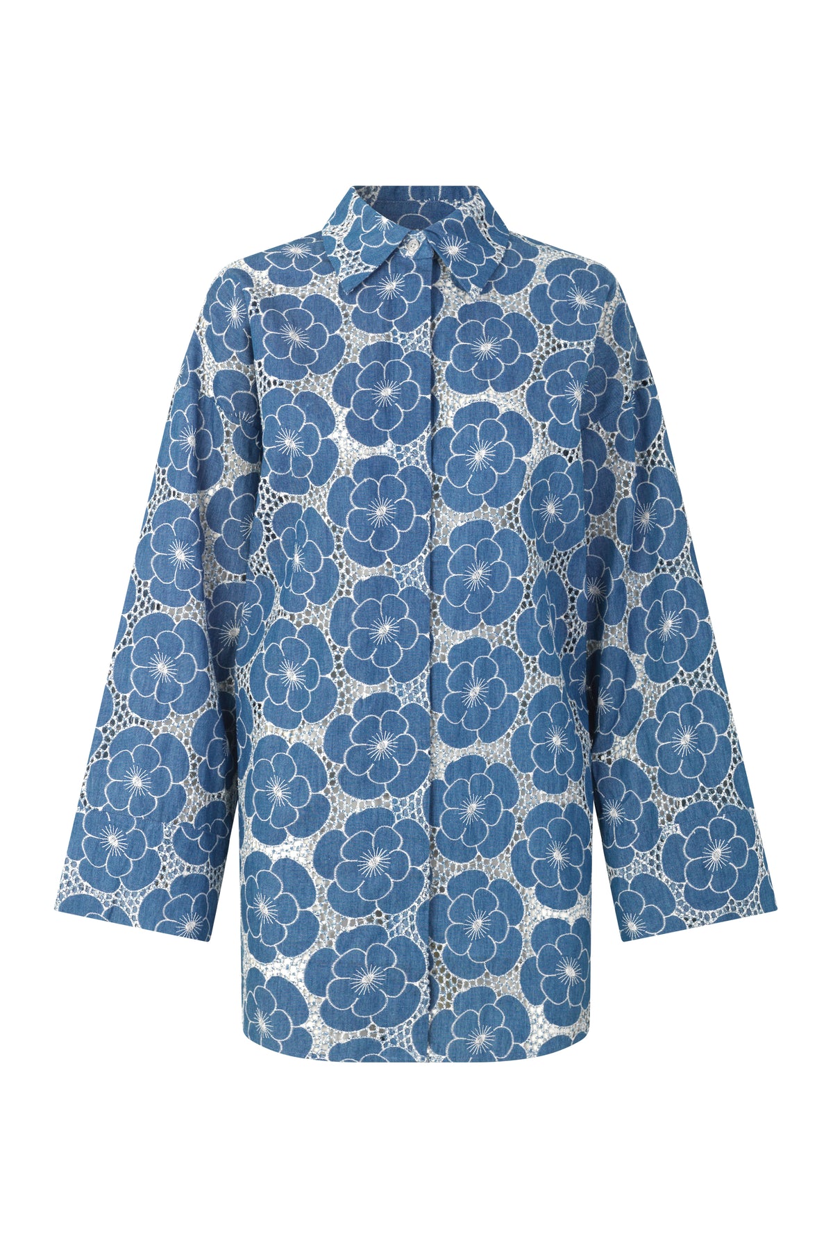 Samsøe Samsøe - Bluser & skjorter - Jimea Shirt 14215 - Blue Flower ...