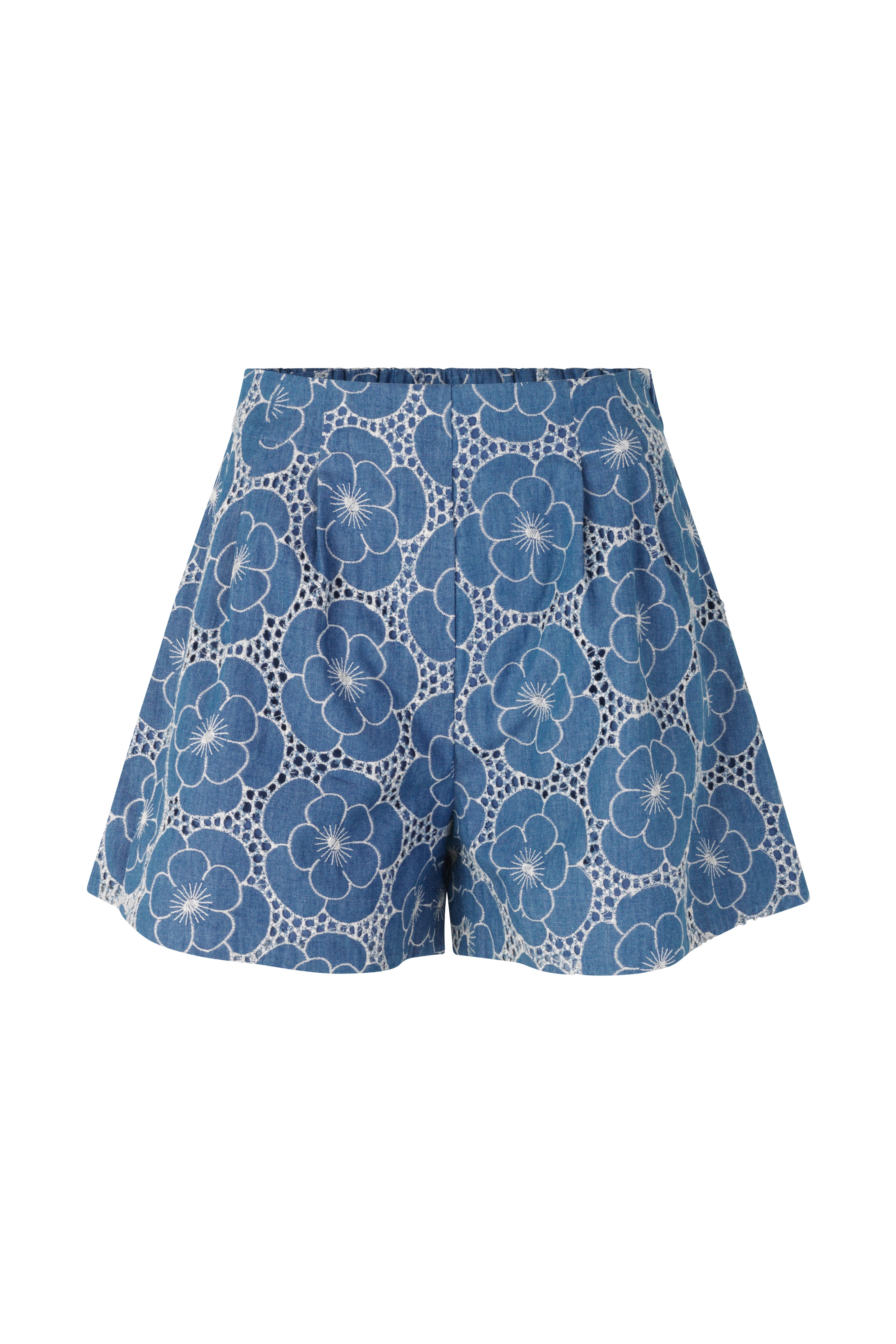 Jimea Shorts 14215 - Blue Flower – VILLOID