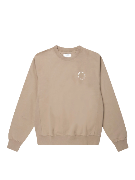 7 DAYS Active - Gensere - Monday Crew 2.0 - Dune - Villoid