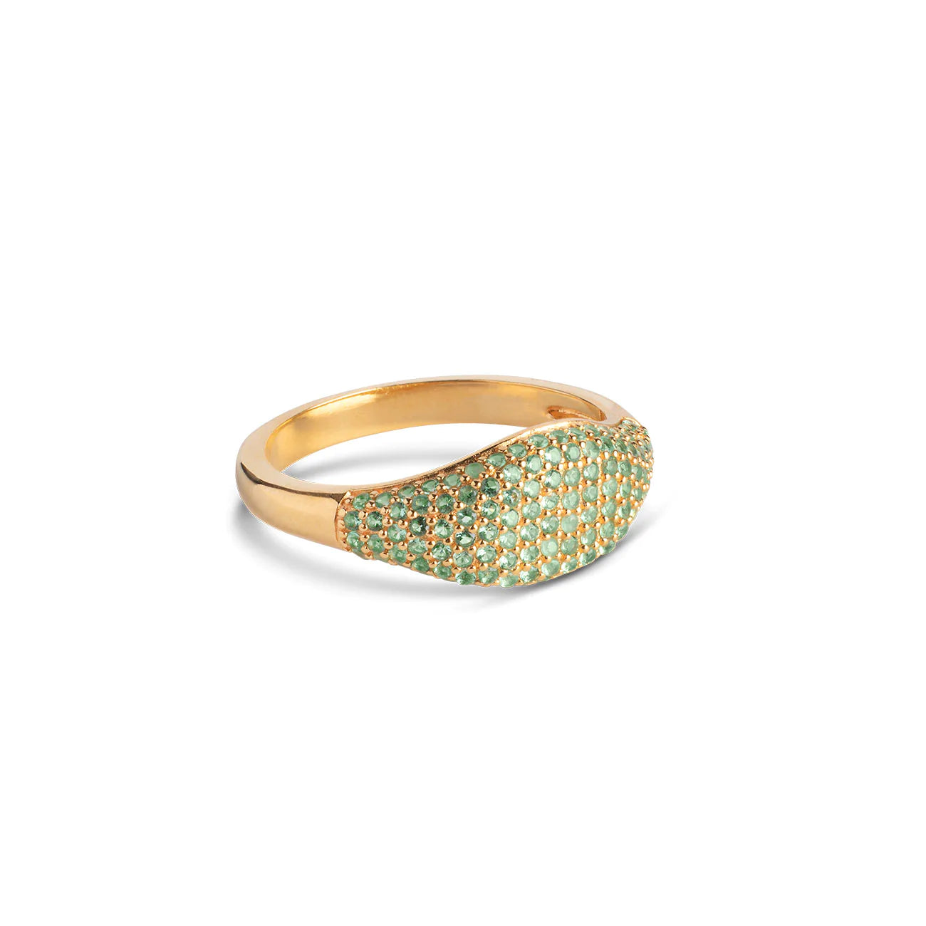 ENAMEL Copenhagen - Smykker - Sparkling Mary Ring - Green - Villoid