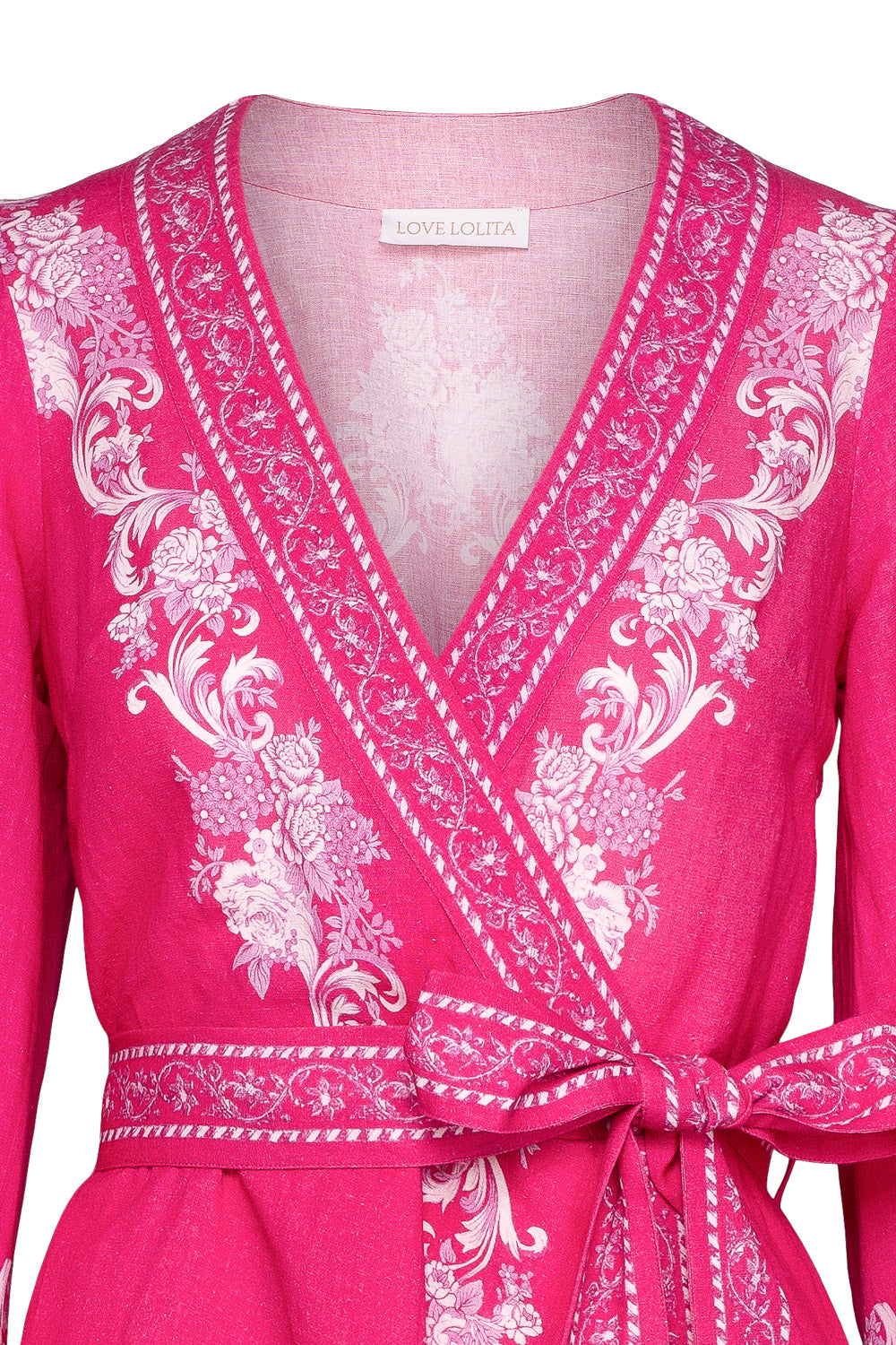 Love Lolita - Kjoler - Simona Mini Dress - Pink Print - Villoid