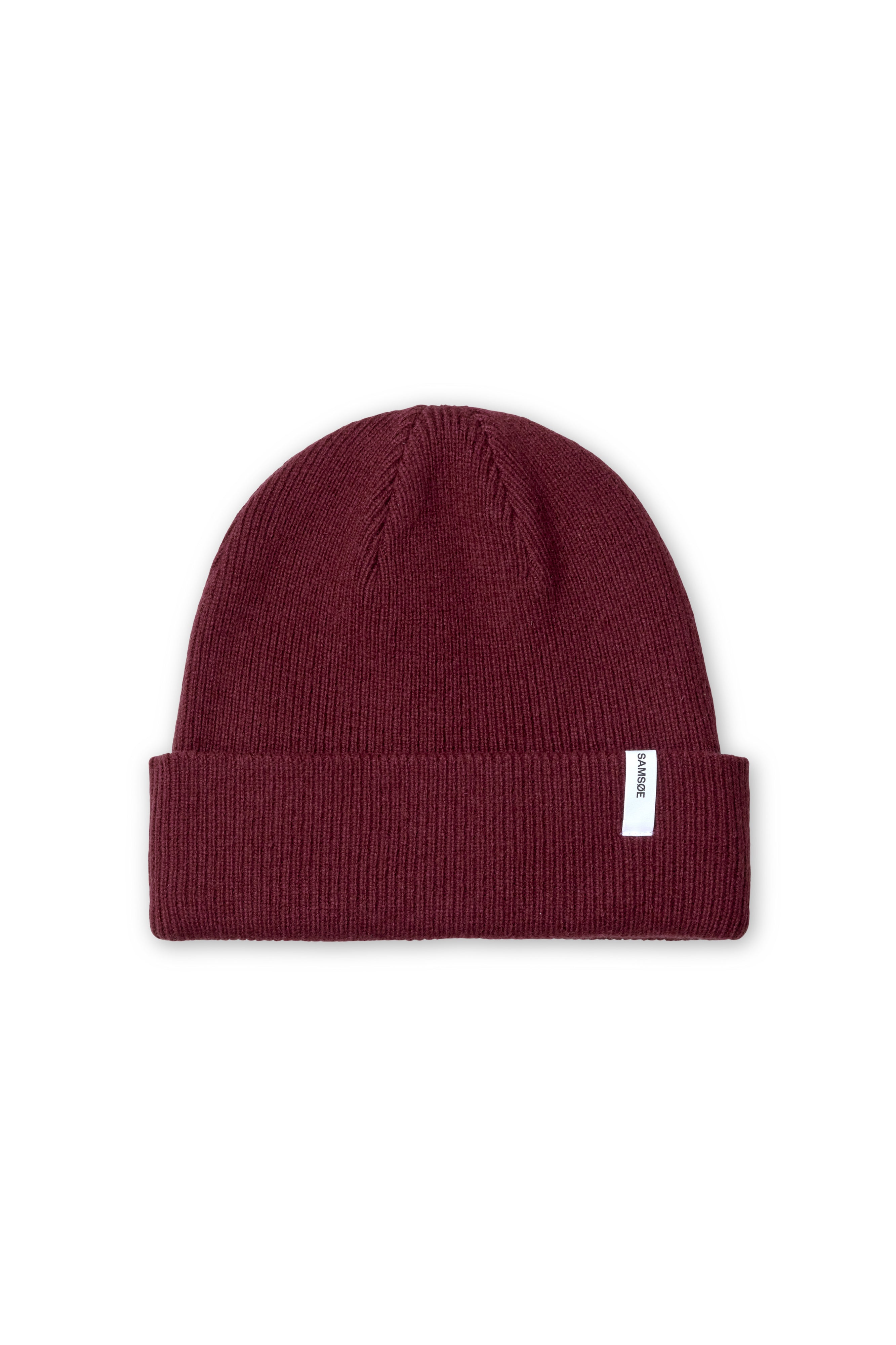 Samsøe Samsøe - Tilbehør - The Beanie 2280 - Windsor Wine - Villoid