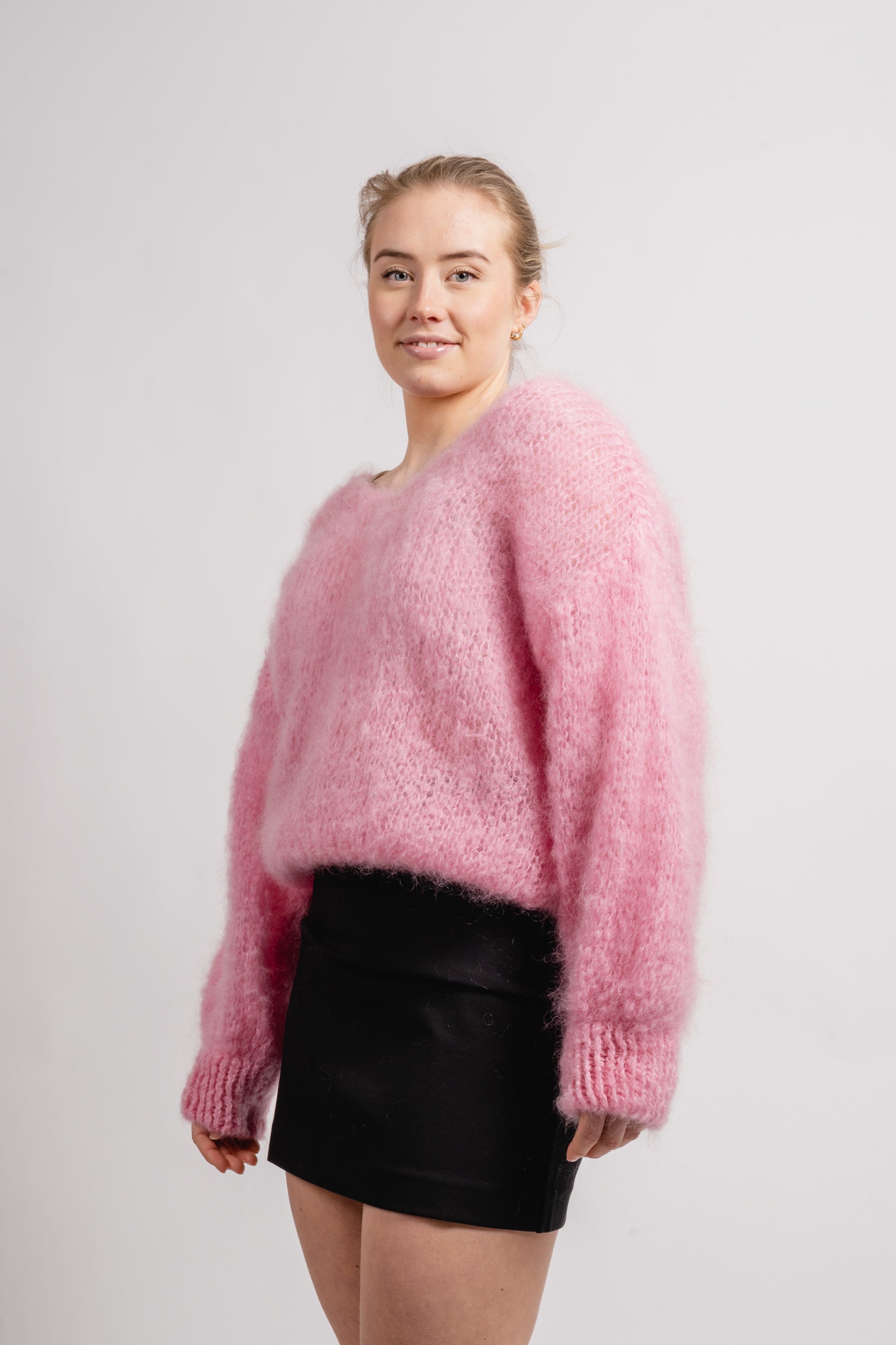 Milana Ls Mohair Knit - Rose Berry – VILLOID