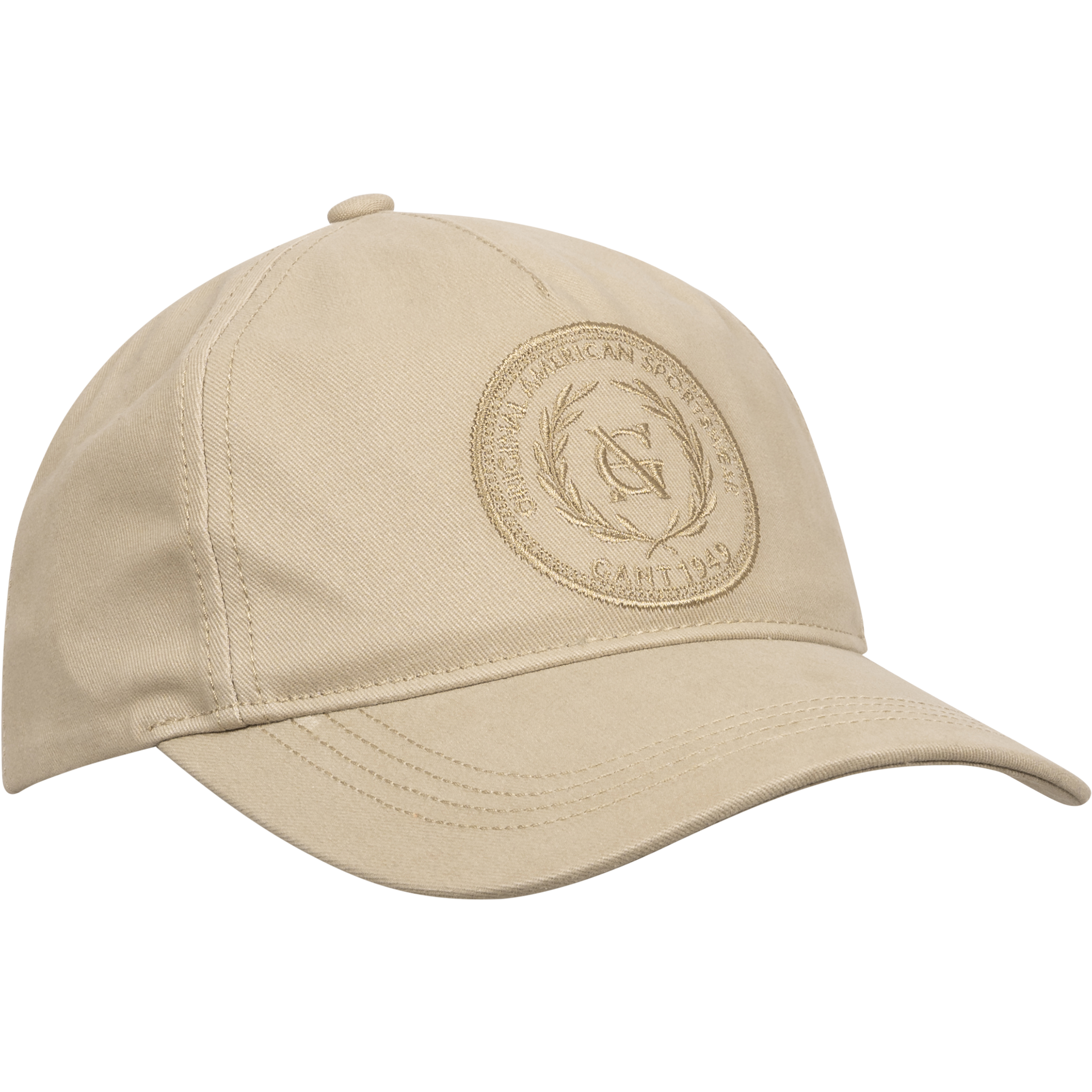 GANT - Tilbehør - Tonal Embroidery Cap - Concrete Beige - Villoid